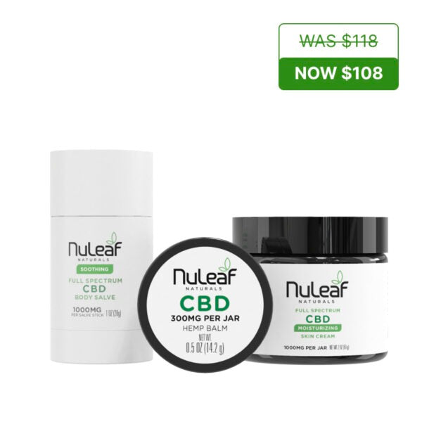 Nuleaf Naturals CBD Topical Bundle – TenVape