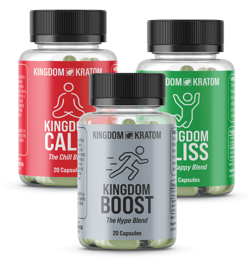 Kingdom Kratom: Kratom Blend Capsule Sample Pack – TenVape