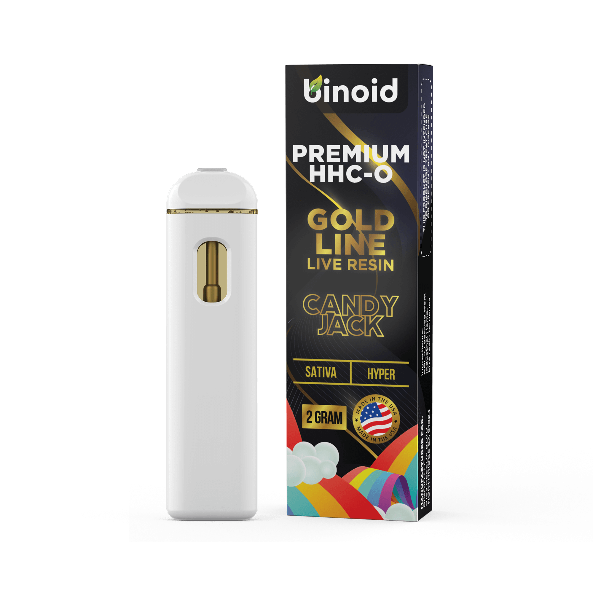 Binoid Live Resin Rechargeable Disposable (2g) – TenVape