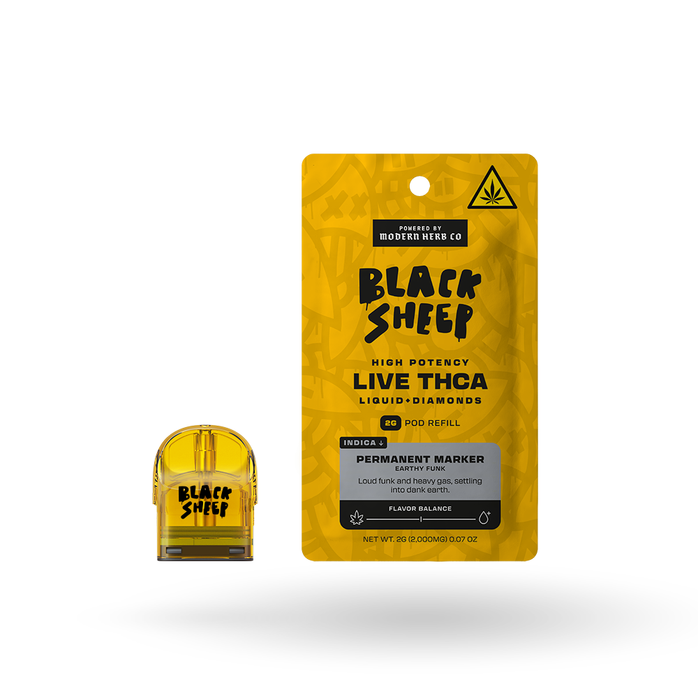 Liquid Diamonds Pod Refill: Permanent Marker (Indica) 2g – TenVape