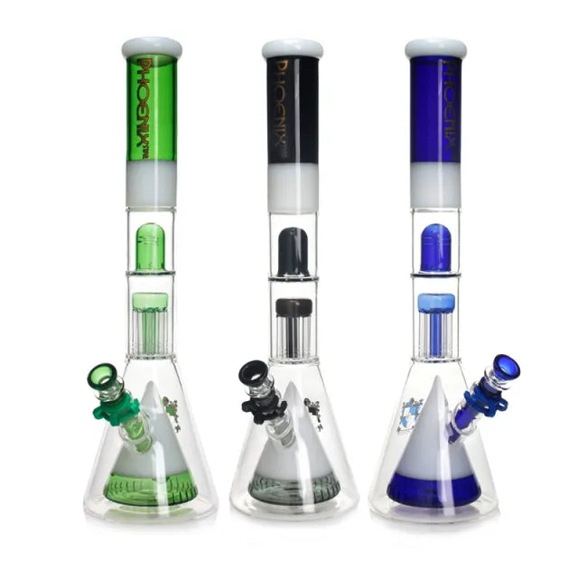 Phoenix Star 18 Inches Percolator Bong with 8 Arms Perc – TenVape