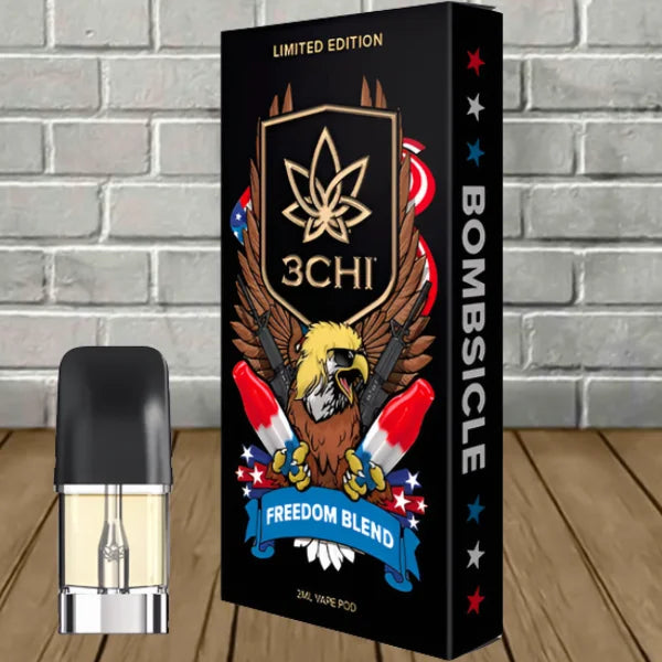 3Chi Limited Edition Freedom Blend Vape Pod 2ml – TenVape