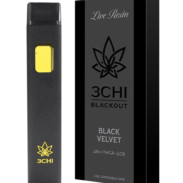 3Chi Blackout Series Disposable – THCA Live Resin – 2ml – TenVape