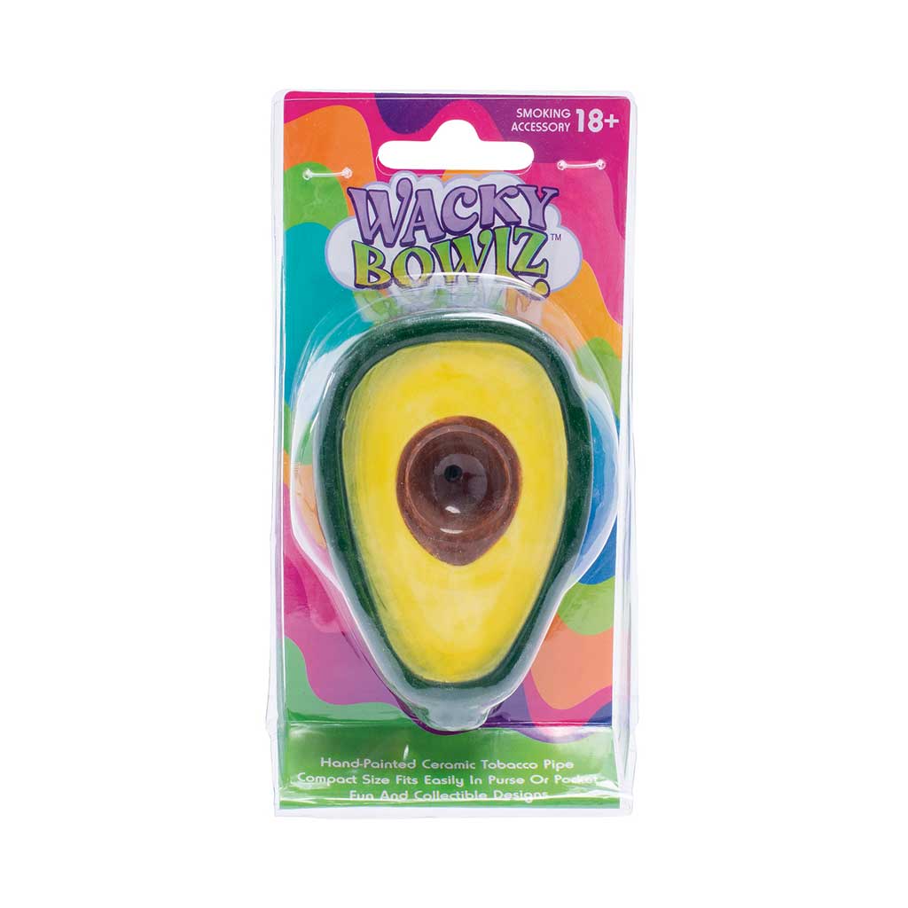 AVOCADO CERAMIC PIPE - WACKY BOWLZ – TenVape