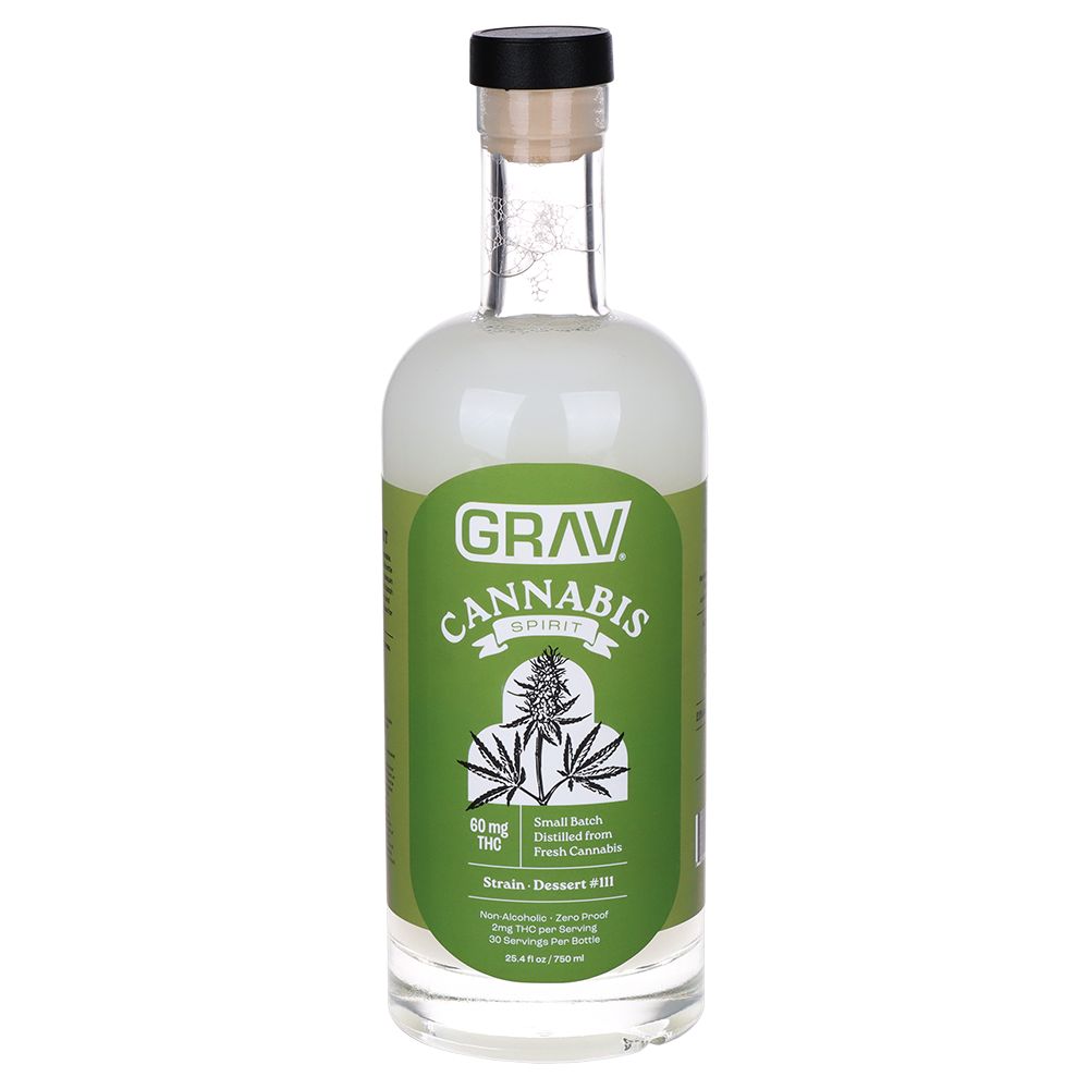 GRAV Green Label D9 THC Spirits - 60mg / 750ml – TenVape