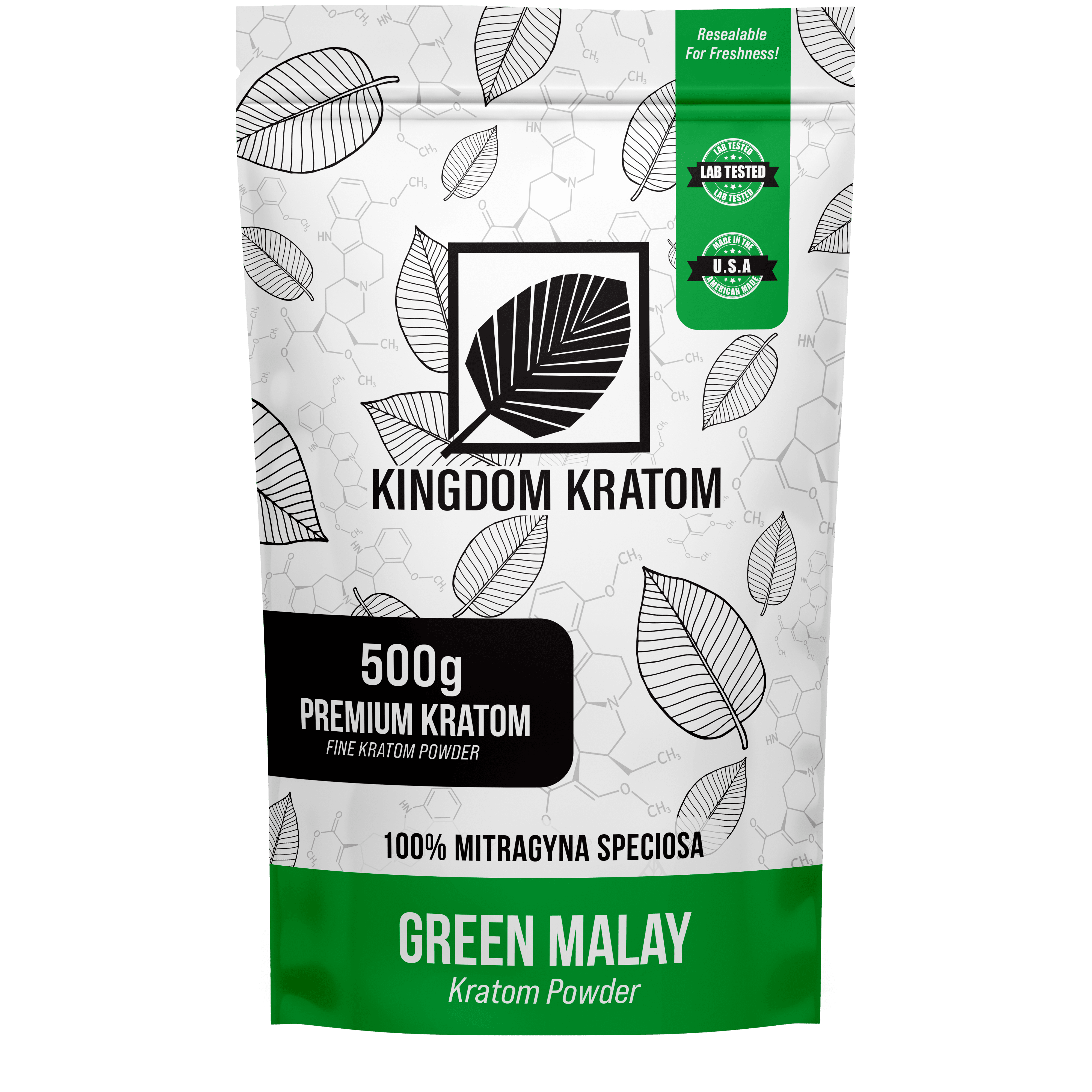 Kingdom Kratom Green Malay Kratom Powder – TenVape