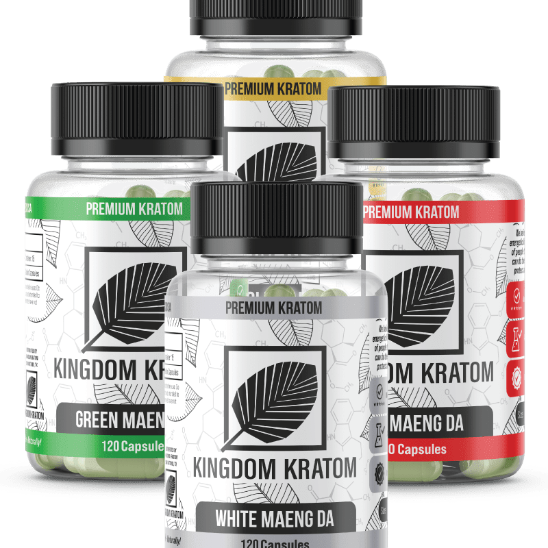 Kingdom Kratom: Kratom Capsules Large Sample Pack – TenVape