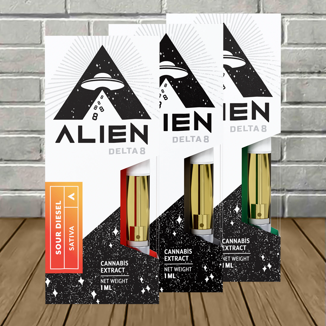 Alien Delta 8 THC Vape Cartridge 1ml – TenVape