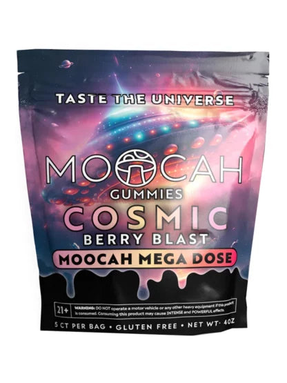 Berry Blast Moocah Mega Dose Mushroom Gummies 5ct – TenVape