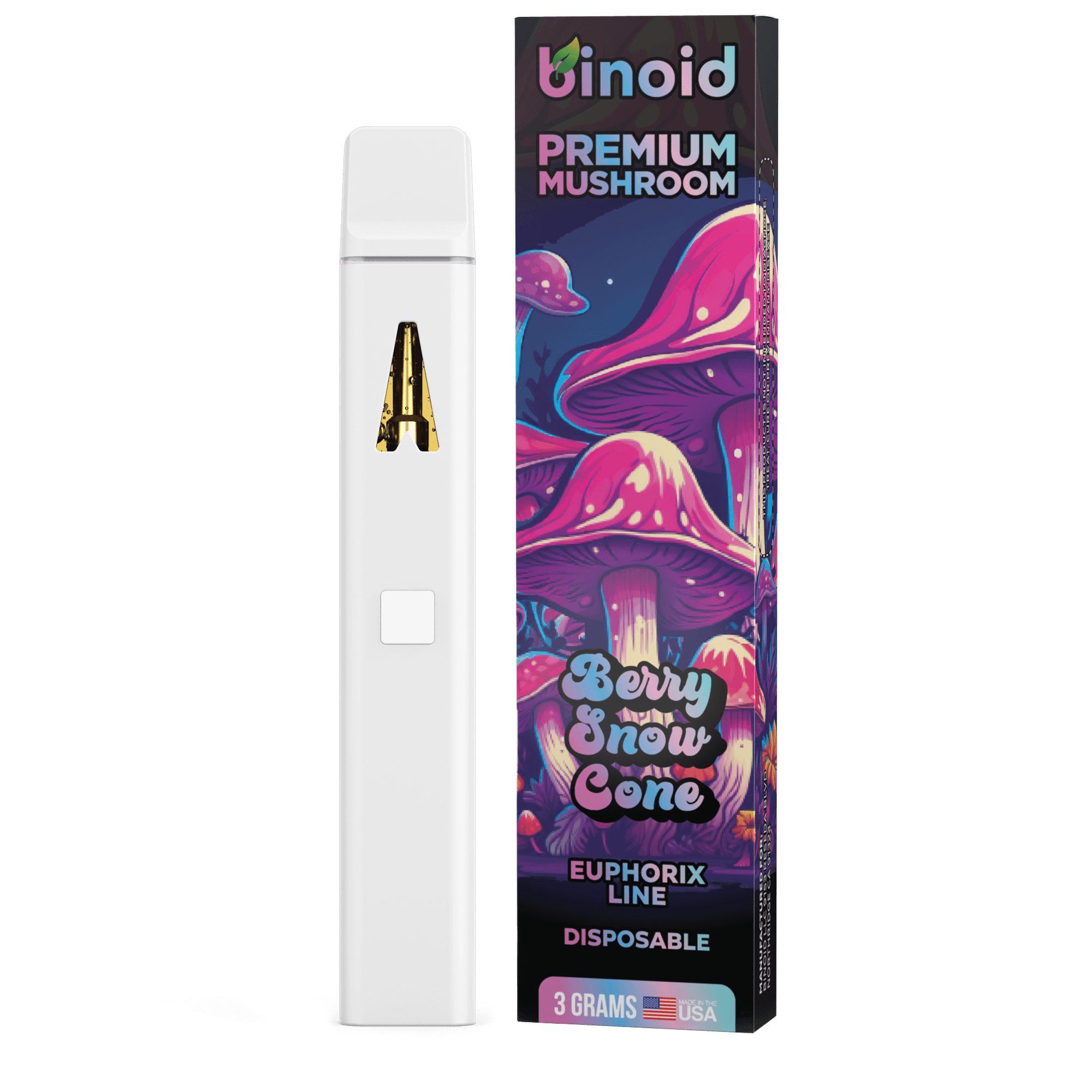 Binoid On Sale: Mushroom Disposable Vapes – 3 Gram – TenVape