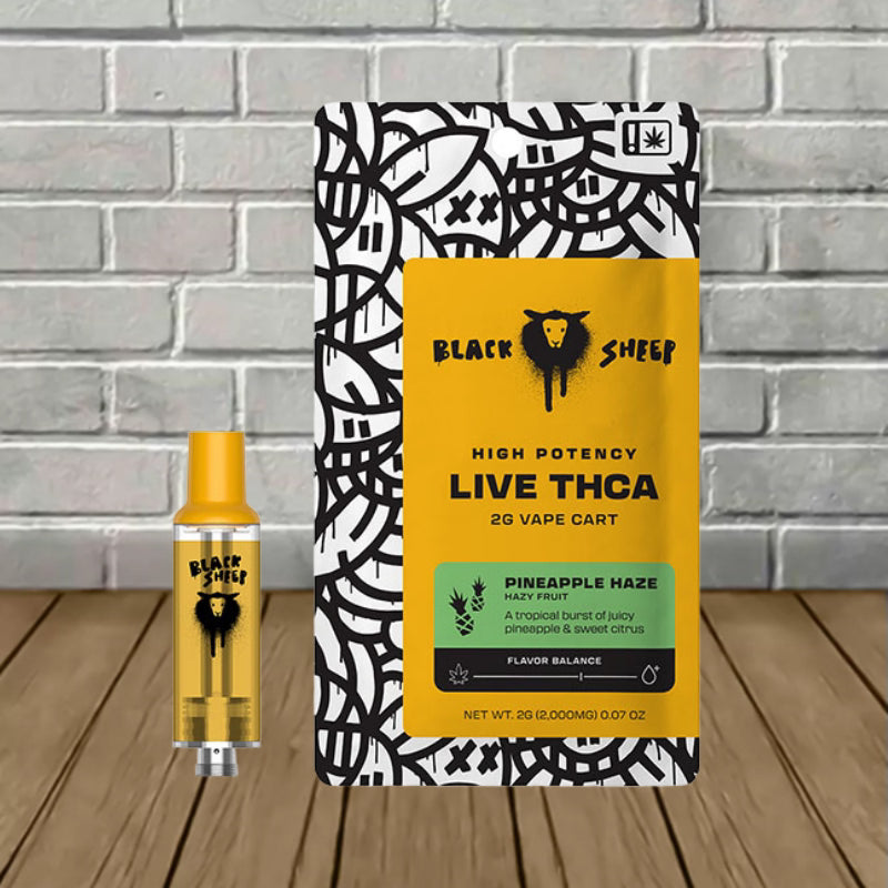 Black Sheep Live THCa Quad Blend Vape Cartridge 2g – TenVape