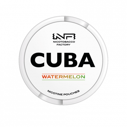 Cuba White Watermelon All White Snus – TenVape
