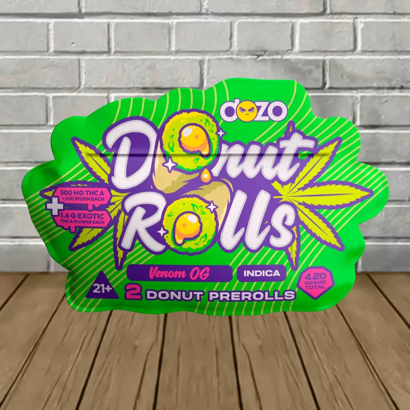 Dozo Donut Rolls THCa Pre-Rolls 2pk – TenVape