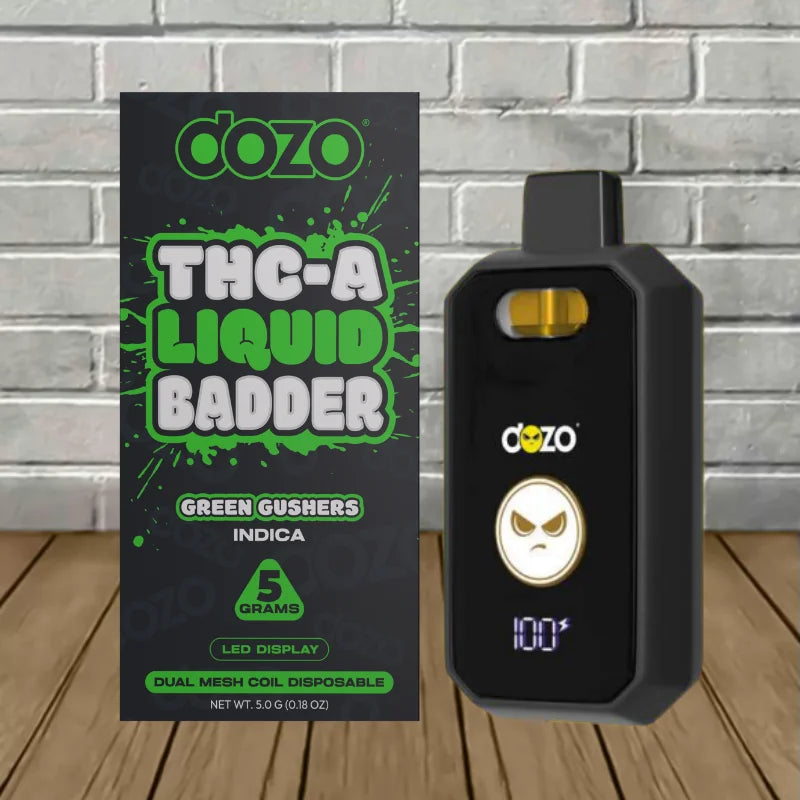 Dozo THCa Liquid Badder 5g Disposable Vape – TenVape