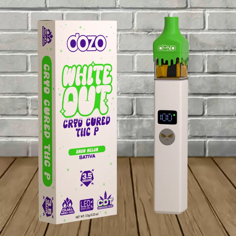 Dozo White Out Cryo Cured THCP Disposable 3.5g – TenVape