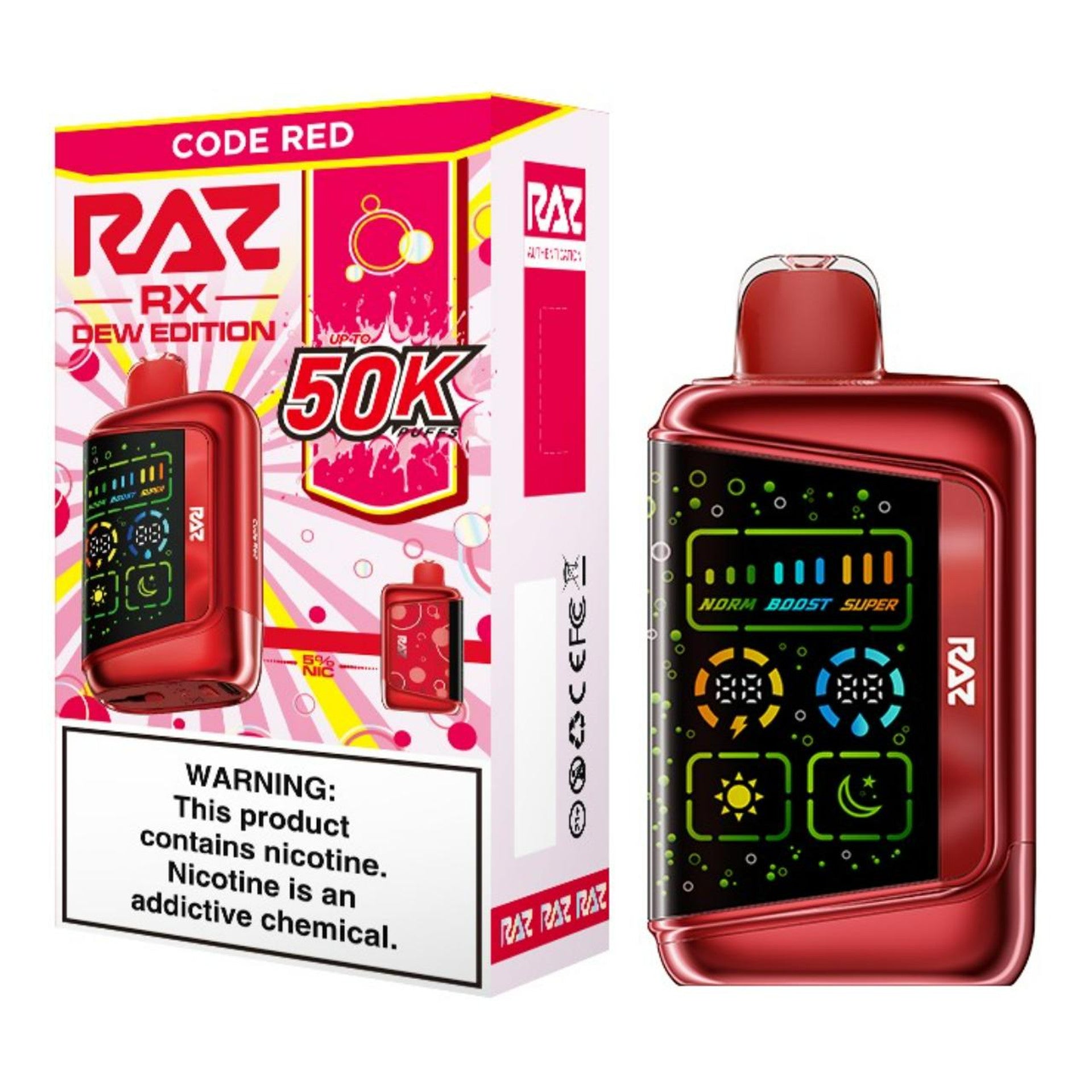 Geek Vape Raz RX Disposable (50000 Puffs) – TenVape
