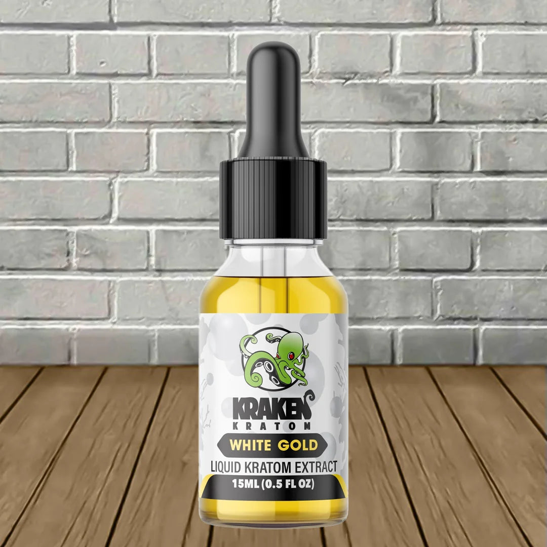 Kraken Kratom White Gold Liquid Kratom Extract 15ml – TenVape