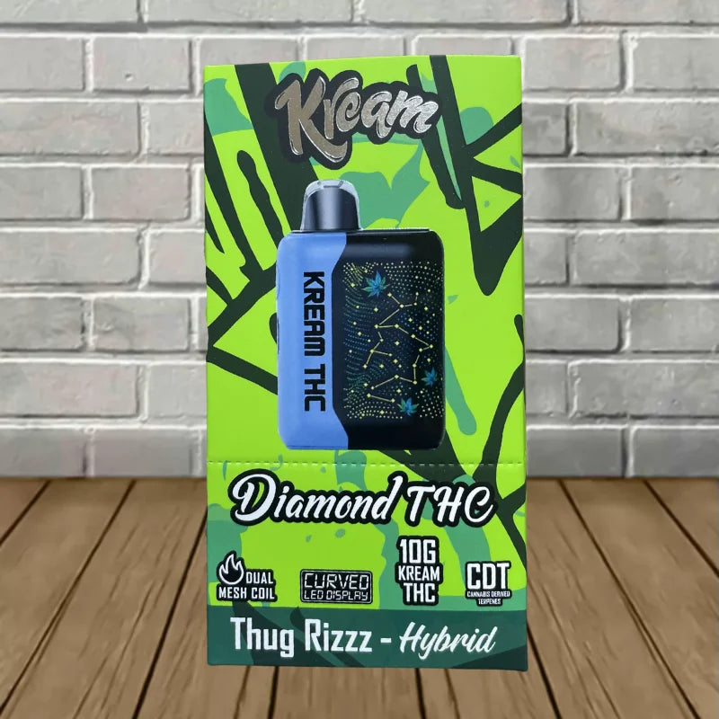 Kream Diamond THC Blend Disposable 10g – TenVape