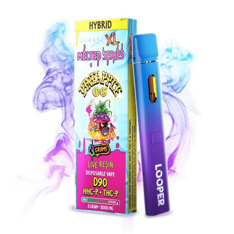 Looper Vape Melted Series 3G Disposable: Pineapple OG – TenVape