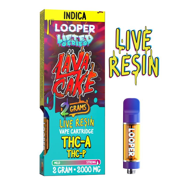 Lifted Series 2g Cartridge: Lava Cake by Looper Vape – TenVape