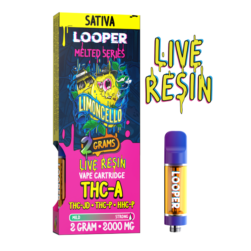 Melted Series 2g Cartridge: Limoncello by Looper Vape – TenVape