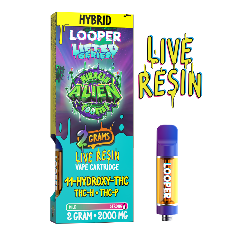 Looper Lifted Series 2g Cartridge: Miracle Alien Cookies – TenVape