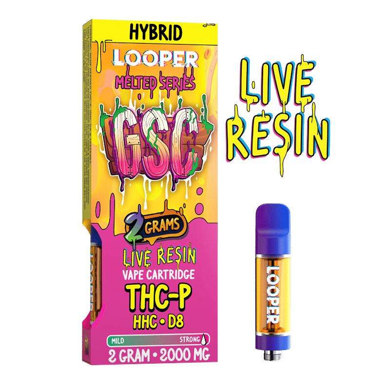 Melted Series 2g Cartridge: GSC by Looper Vape – TenVape