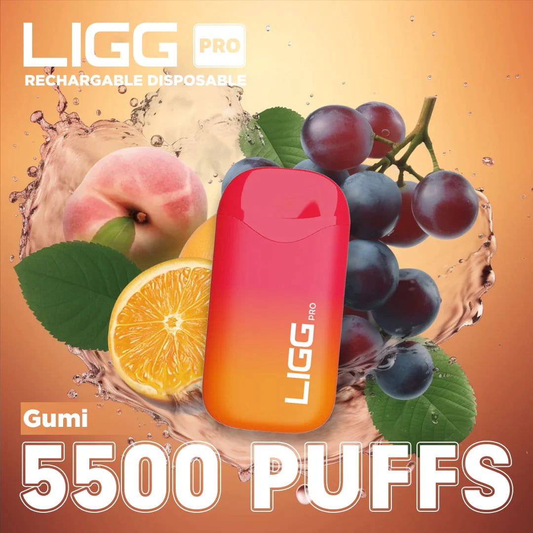 Ligg Pro 5500 Puffs Disposable Vape - Gumi – TenVape