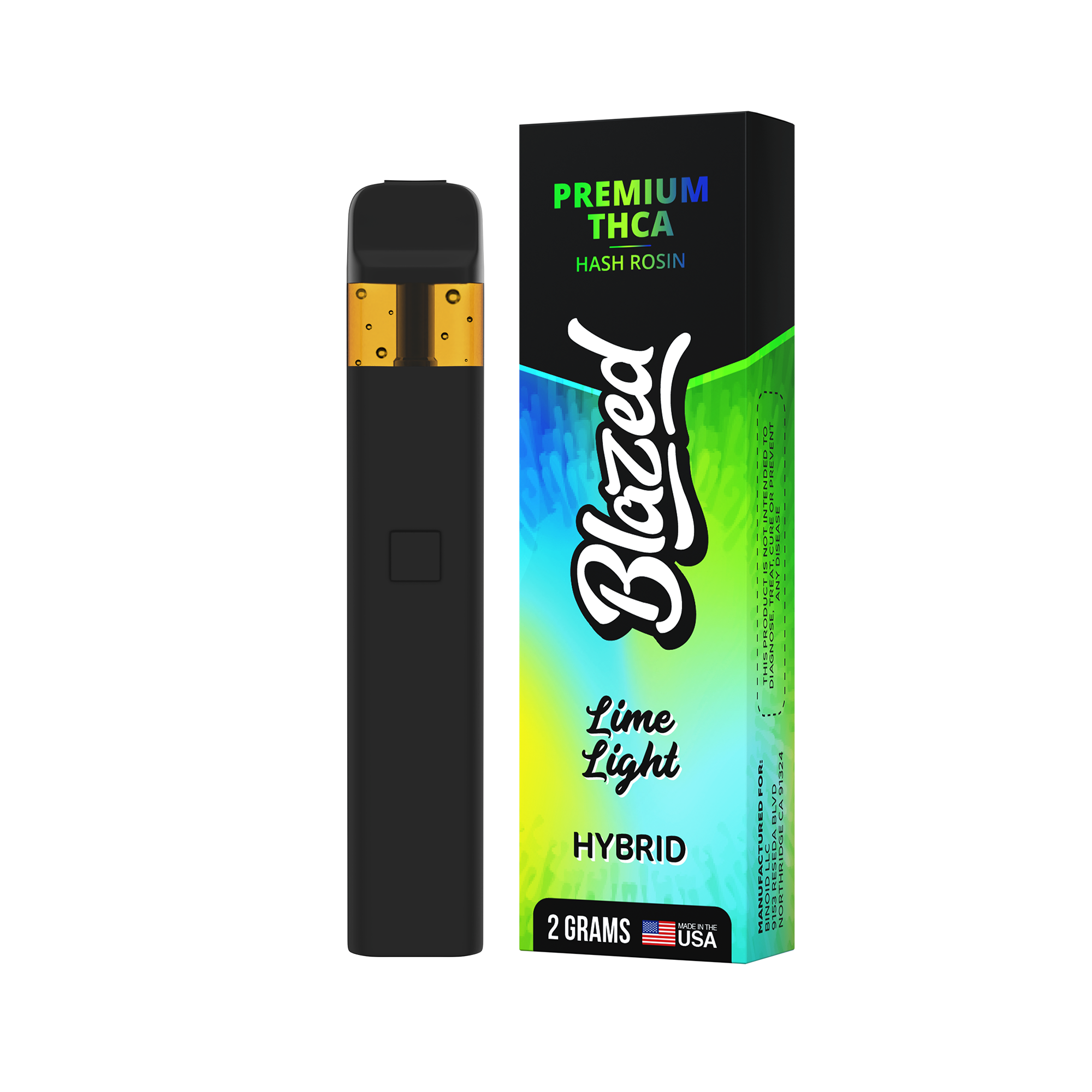 2 Gram THCA Disposable – Hash Rosin – Blazed – TenVape