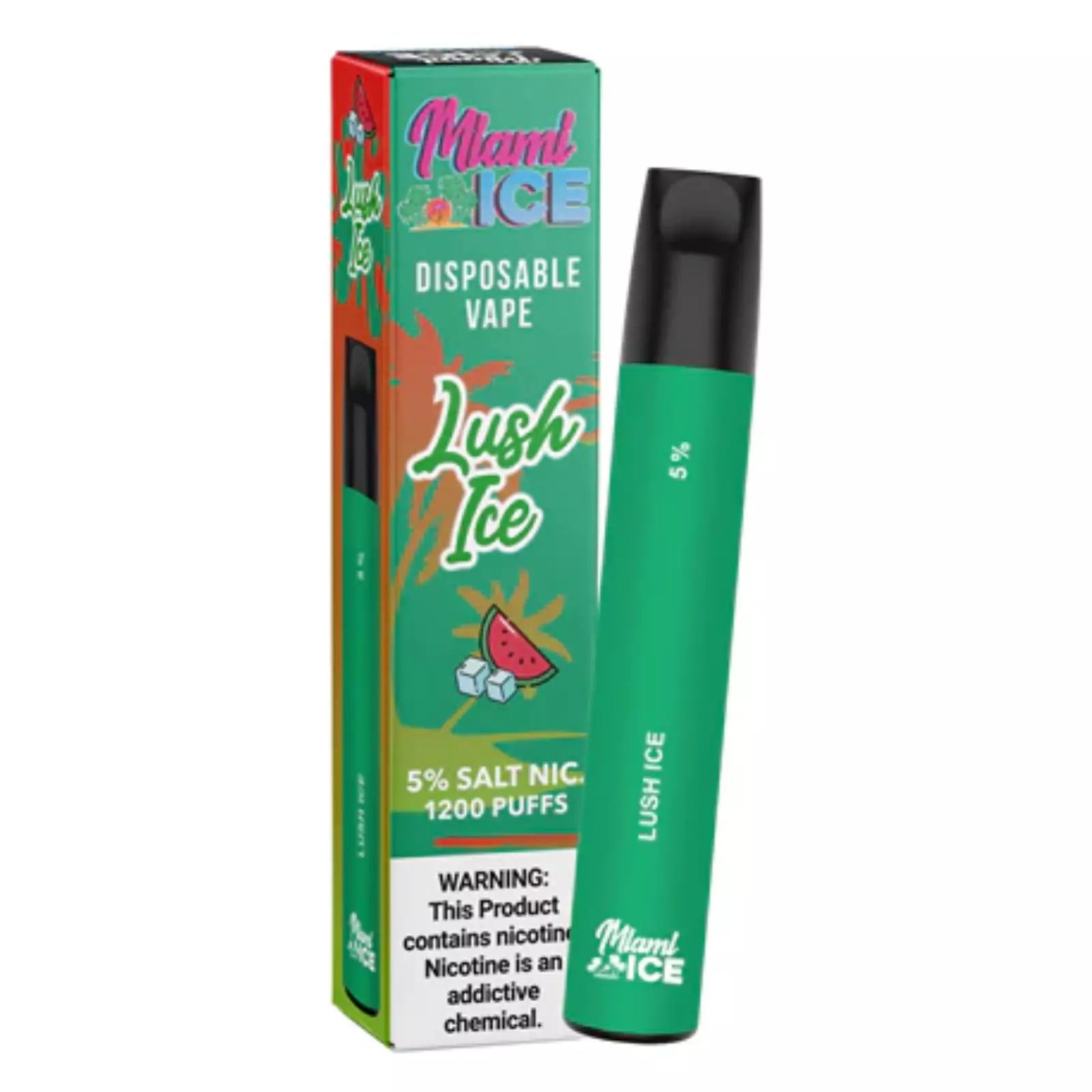Miami Ice Disposable Vape 1200 Puffs - Lush Ice – TenVape