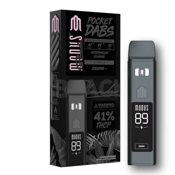 Modus Black Pocket Dabs Vape 2000mg – TenVape