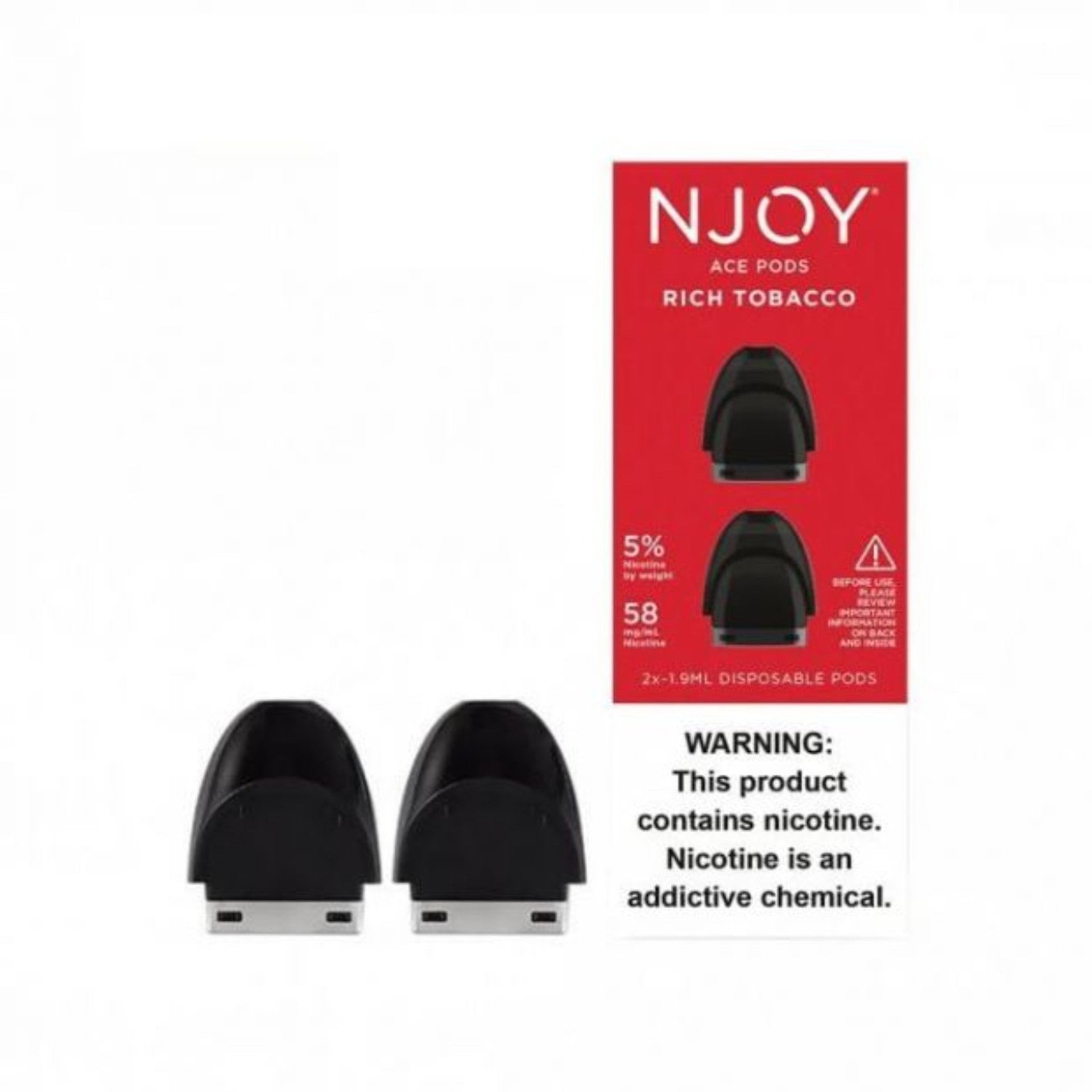 Njoy Ace Prefilled Replacement Pod 1.9ML (Pack of 2) – TenVape