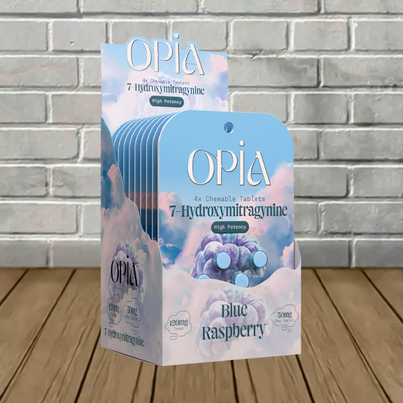 OPiA 7-Hydroxymitragynine High Potency Chewable Tablets Full Case (10c ...