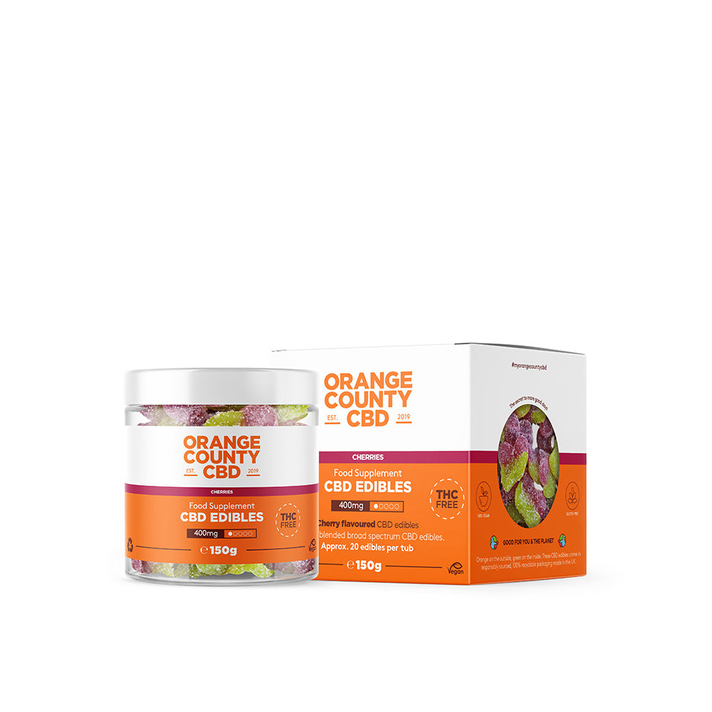 CBD Gummy Cherries (Small Tub) – TenVape