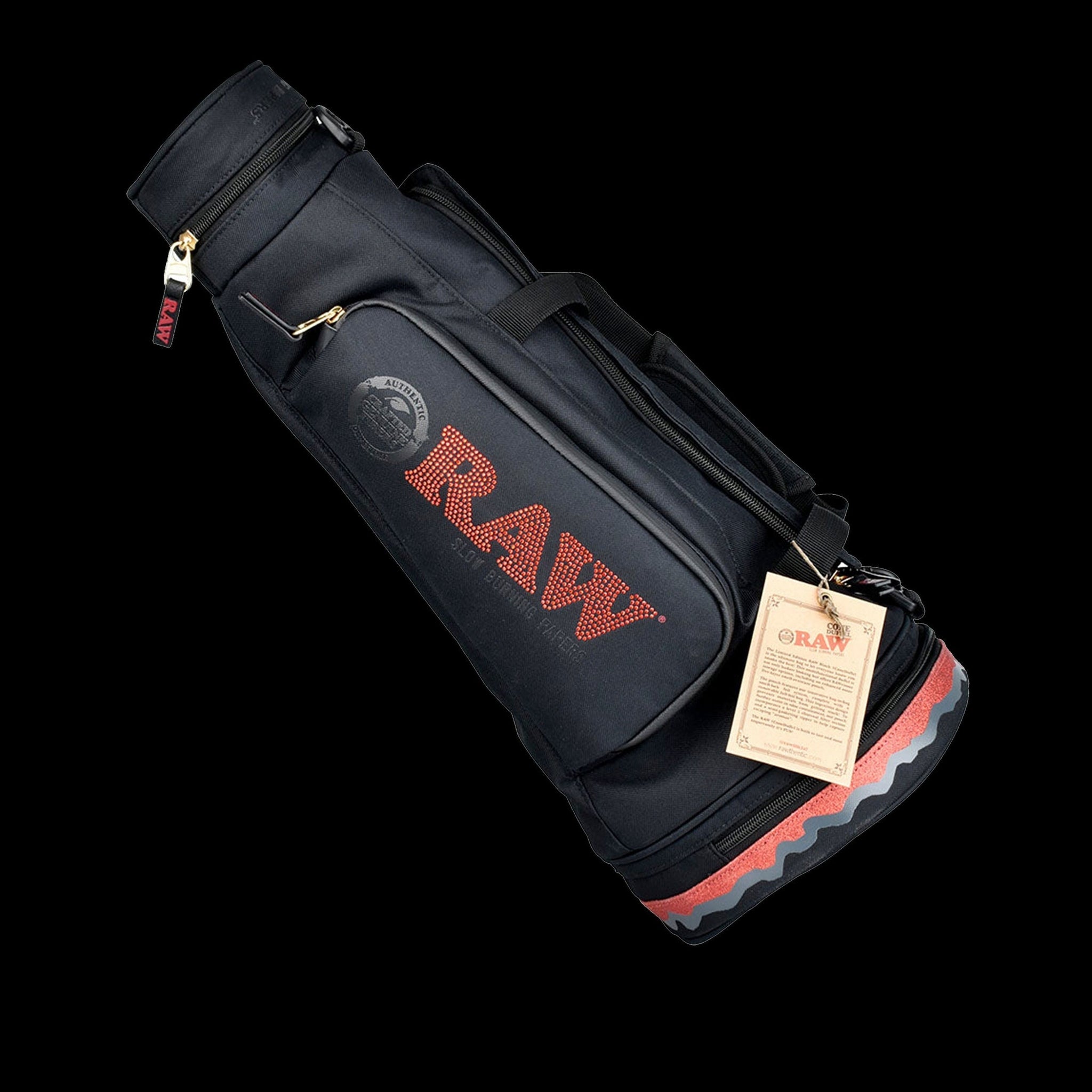 RAW Multi-Compartment Cone Duffel Bag - Black – TenVape