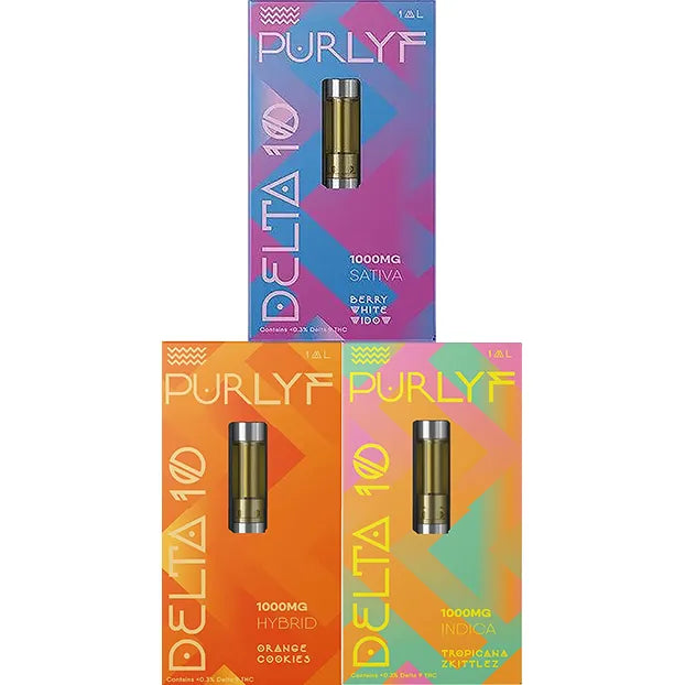 Purlyf | Delta 10 THC Cartridges - 1g – TenVape