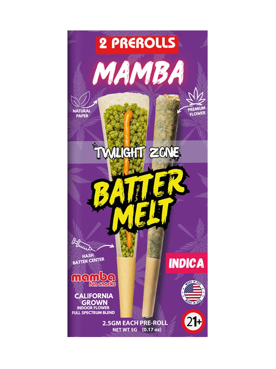 Twilight Zone Mamba Batter Melt Full Spectrum Blend Pre-Roll 2ct 2.5G ...