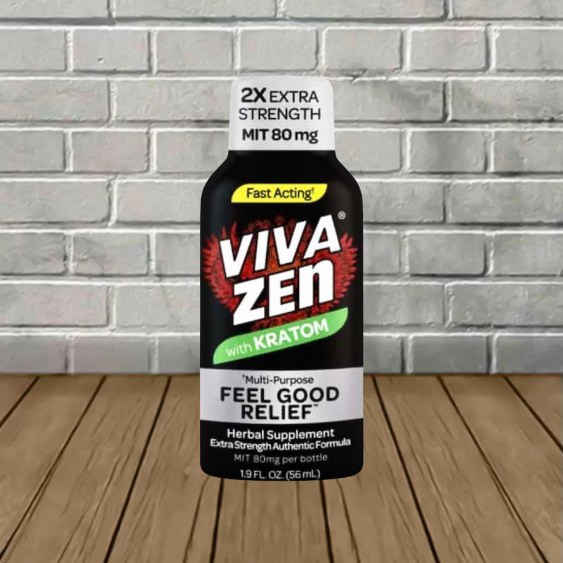 Viva Zen 2X Extra Strength Kratom Extract Shot 80ml – TenVape