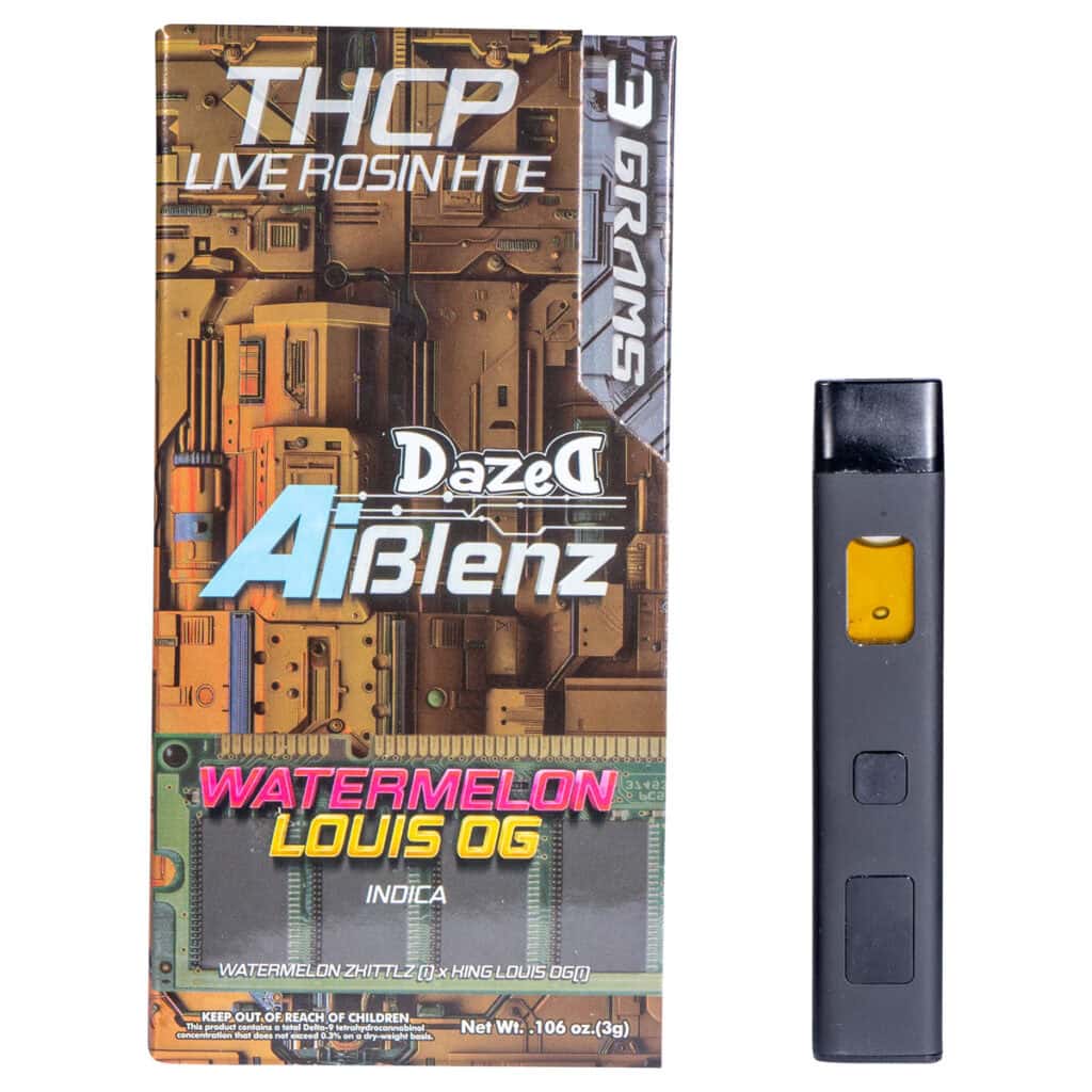 Dazed Ai Blenz THCP Live Rosin Disposable 3g – TenVape