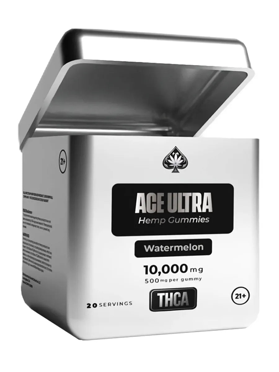 Watermelon Ace Ultra THCA Gummies 20ct 500mg – TenVape