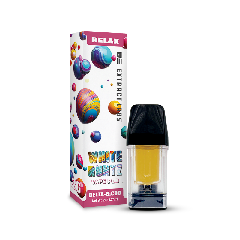 Extract Labs Delta 8 Relax Pod | White Runtz | Hybrid – TenVape