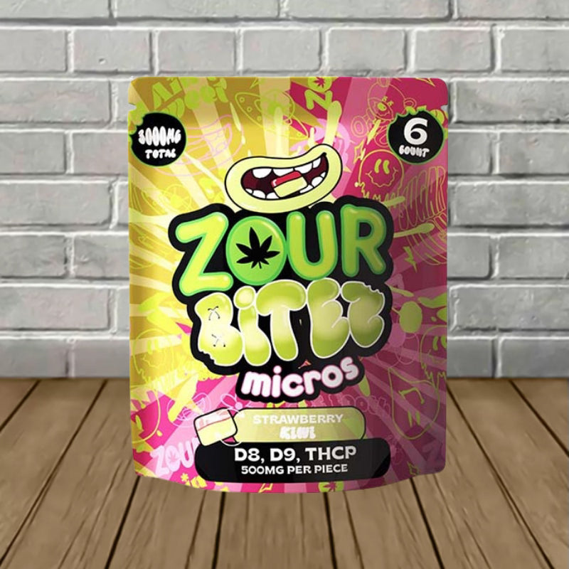 Zour Bitez Micros D8 + D9 + THCp Gummies 3000mg – TenVape