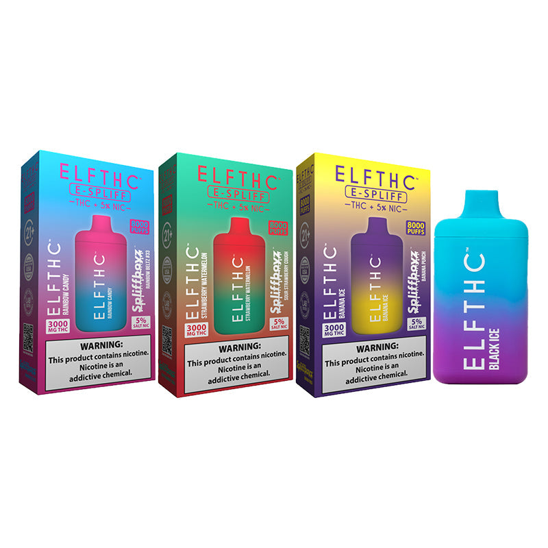 ELF THC X Spliffboyz THC + Nicotine Combine Disposable Vape 3G 5% – TenVape