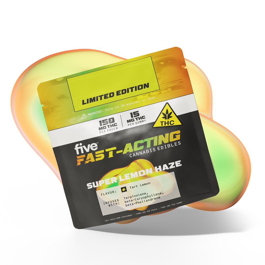Five CBD super lemon haze fast-acting 15mg thc gummies – TenVape