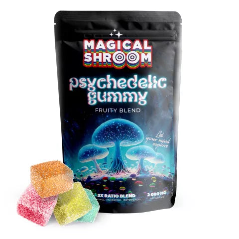 500mg Mushroom Blend Gummies - Fruity Blend - Magical Shroom – TenVape