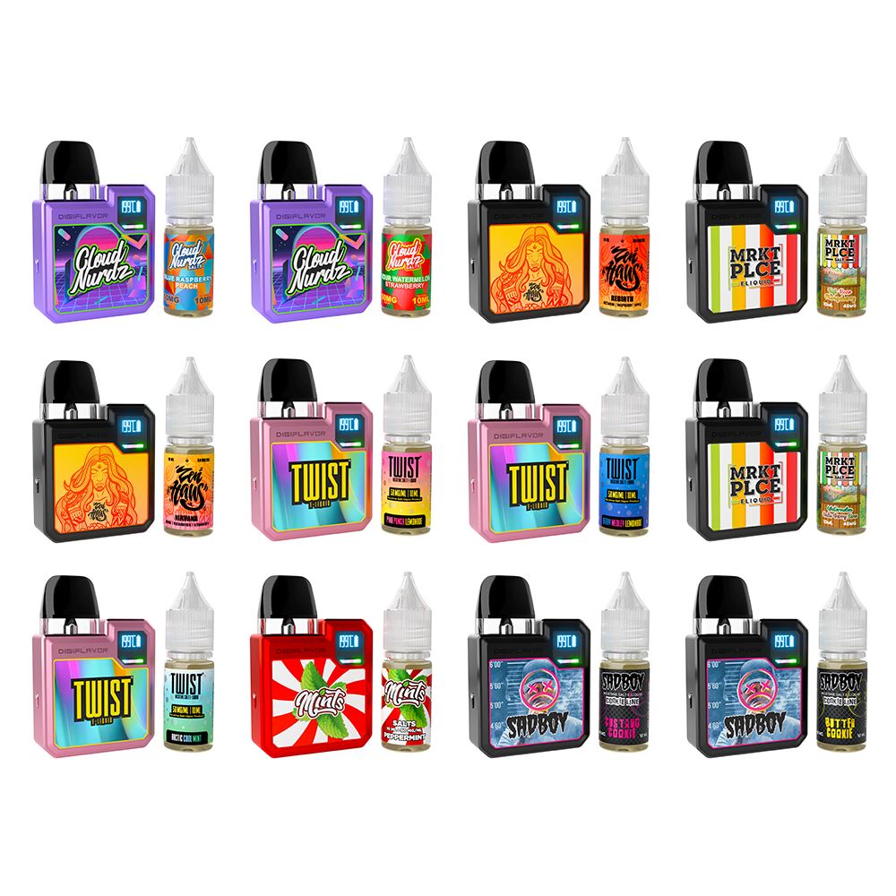 Geekvape Digi-Q Kit + Daddy’s Vapor 10mL Salts 50mg (Pod System + E-Li ...