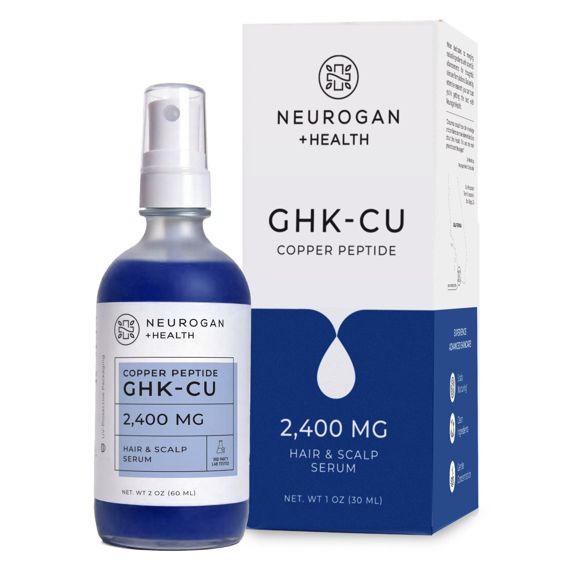 Neurogan Health GHK-Cu Copper Peptide Hair & Scalp Serum – TenVape