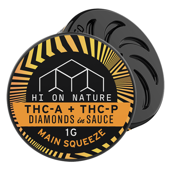 Hi On Nature 1g DAB DIAMOND - THC-A + THC-P - MAIN SQUEEZE – TenVape