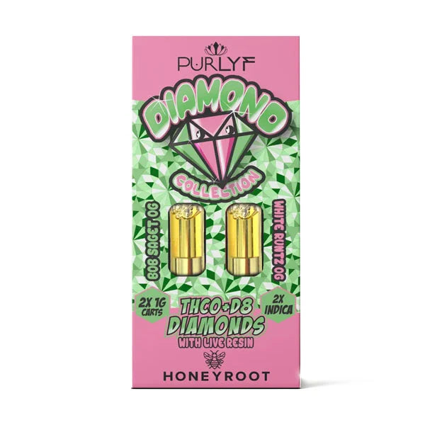 Purlyf | Live Resin Delta 8 Diamonds Cartridges - 2g – TenVape