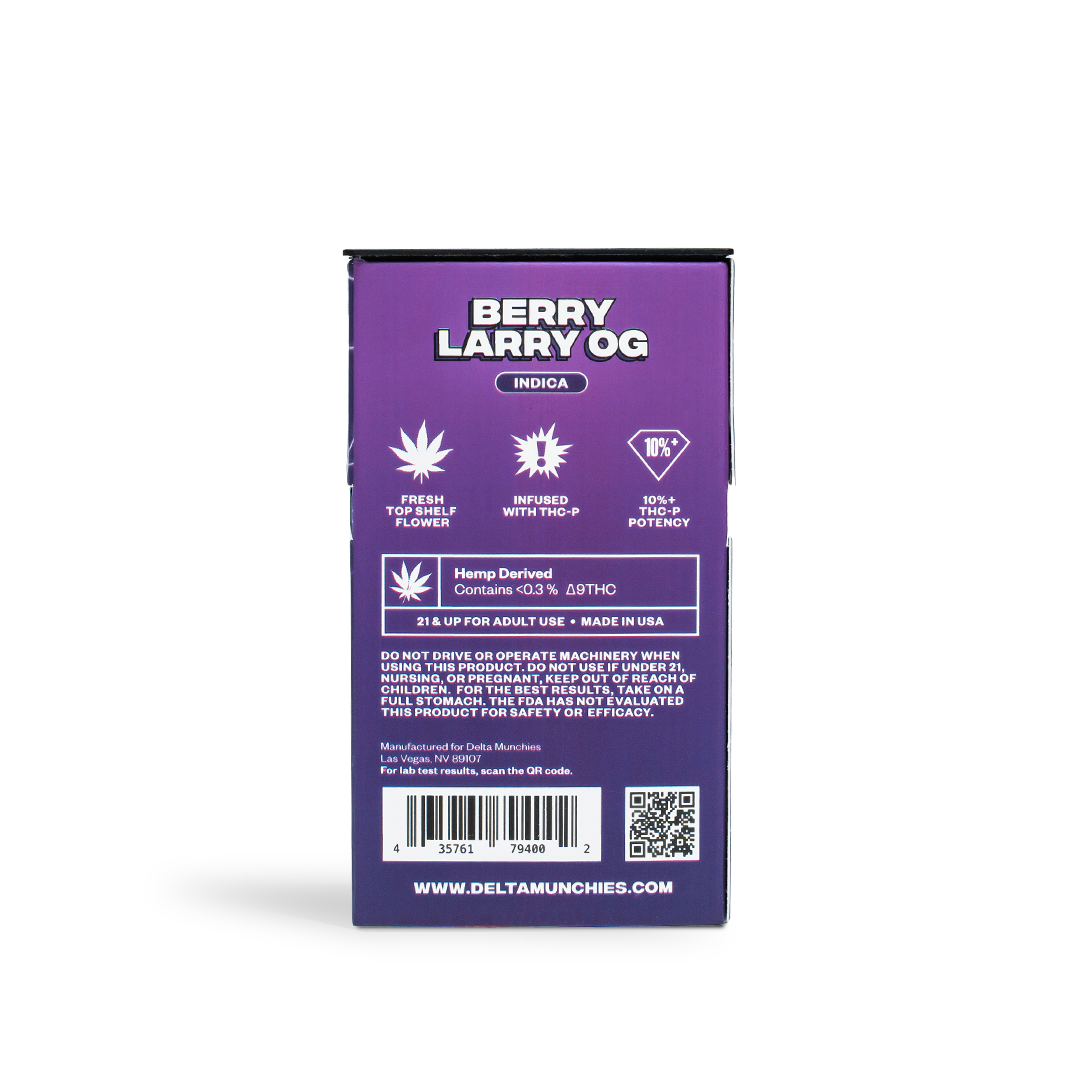 Delta Munchies Berry Larry OG - Mini Doinks 5-Pack THCP Prerolls – TenVape